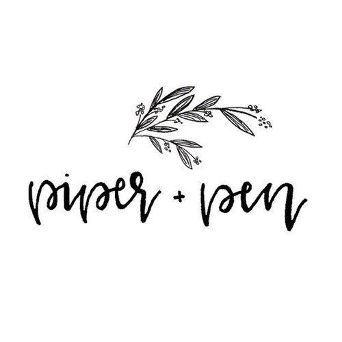 Handmade hand lettering shop by PIPERandPEN on Etsy