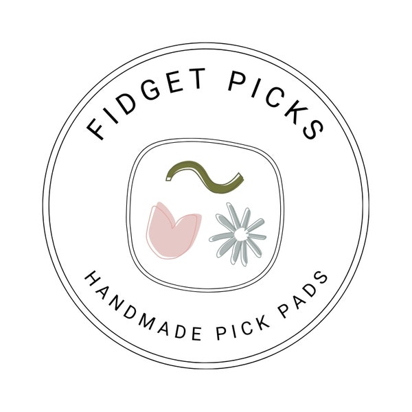 MERMAID Donut Shaped Silicone Picking Pad Stress and Anxiety Relief ...