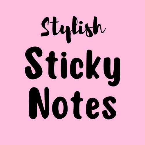 StylishStickyNotes - Etsy