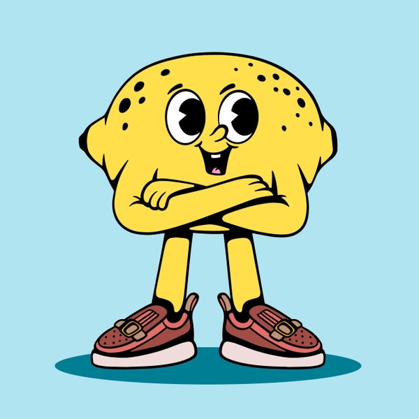 Retro Character Design SVG Clipart, 60s Smiley Face SVG/PNG Collection ...