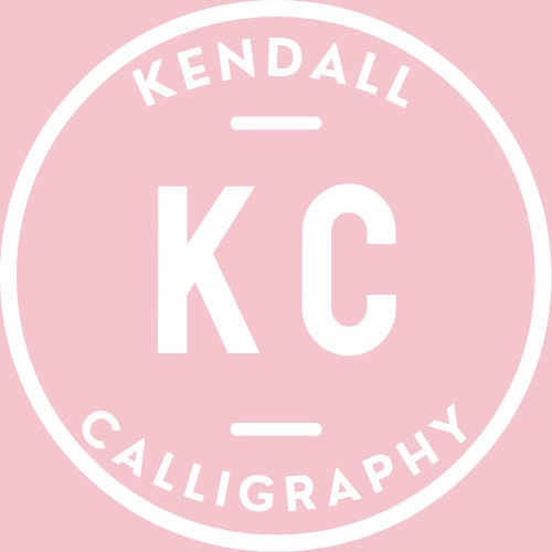 KendallCalligraphy - Etsy
