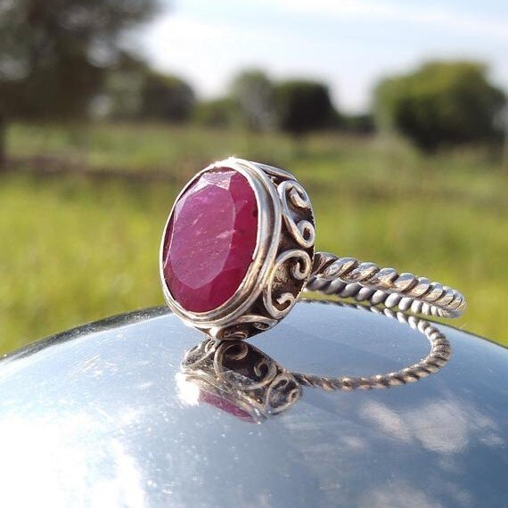 Handmade Silver Gemstone jewelry by Silvergemstoneart on Etsy