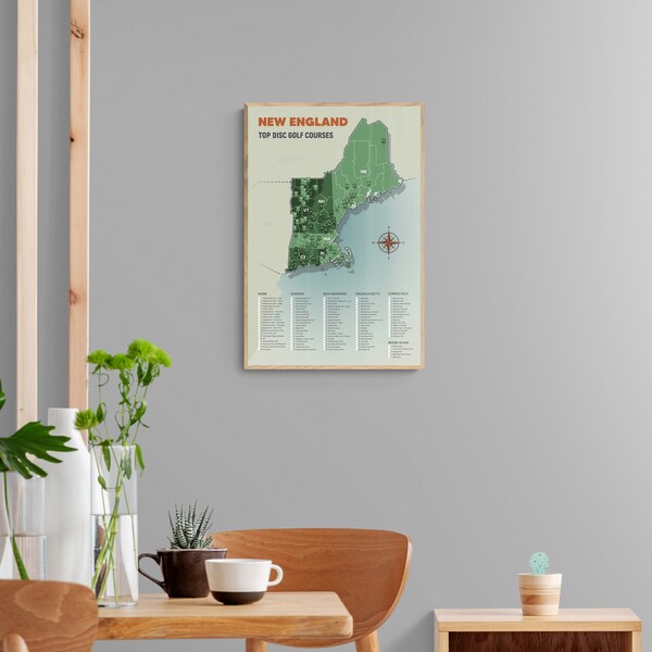 Ohio Golf Top 50 Courses Map - Etsy