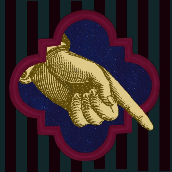 Monster Eye in Mini Ornate Frame Quirky Spooky Eclectic Handmade Wall ...