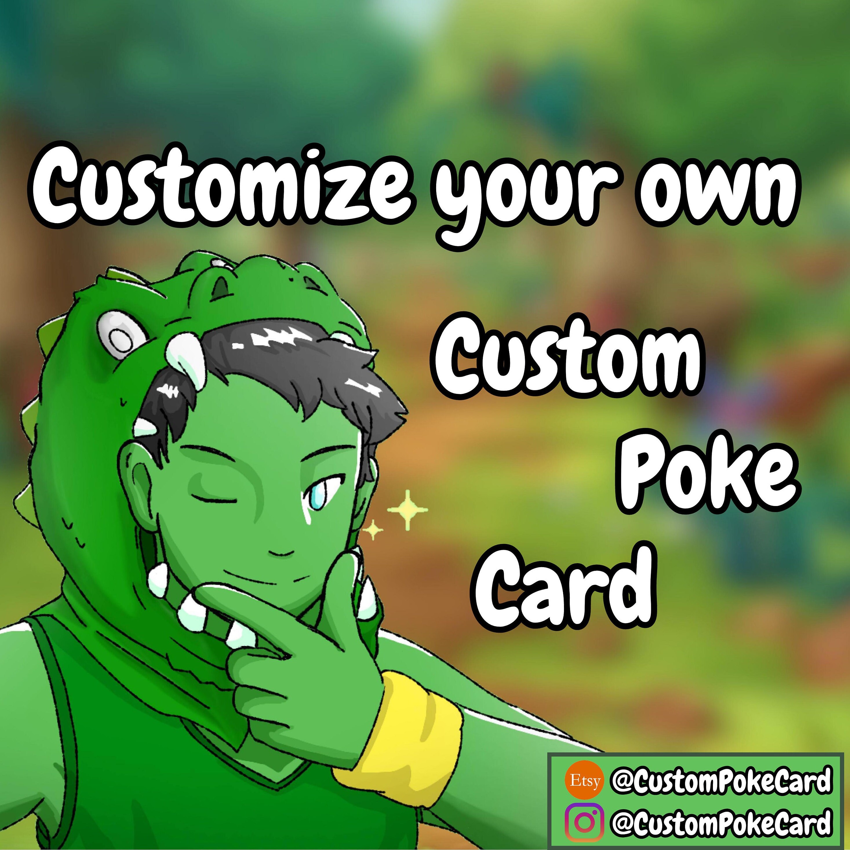 CustomPokeCard - Etsy