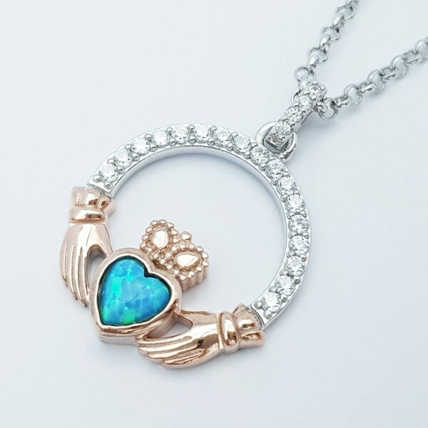 Sterling Silver Claddagh Ring, Gold Celtic Knot Claddagh Ring, Irish ...