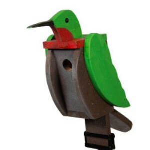 Gourd Birdhouse, Knobby Gourd, Hand Painted Apple Top Red Gourd ...