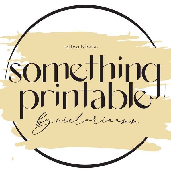 SomethingPrintable - Etsy