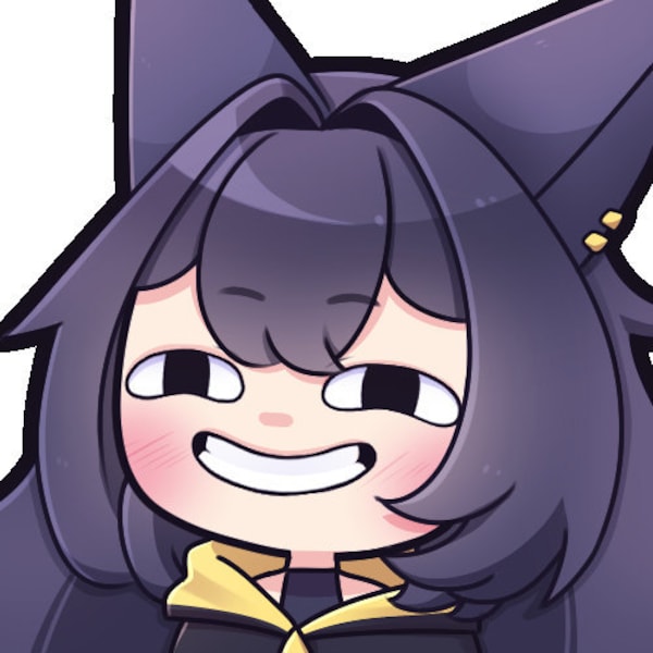 4 Cute Go Jo Cat Emote Set Bundle jjk Twitch Discord Emotes Twitch ...