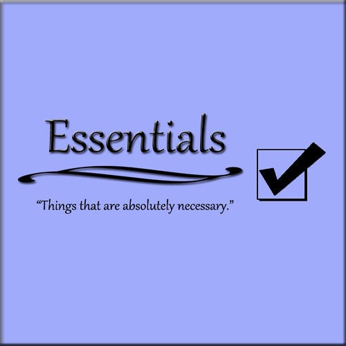 Essentials Things that are absolutely necessary. by Essentialsnc
