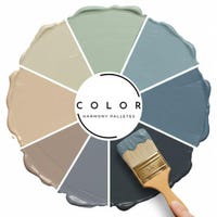 Modern Farmhouse Home Paint Palette, Sherwin Williams 2025 Inspired ...