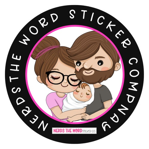 NerdsTheWordStickers - Etsy