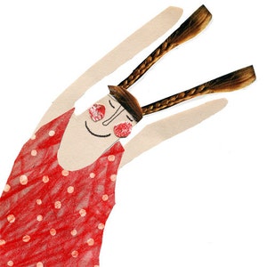 DIY Muscle Man Paper Doll DIY Postcard Paper Puppet Strong Man ...