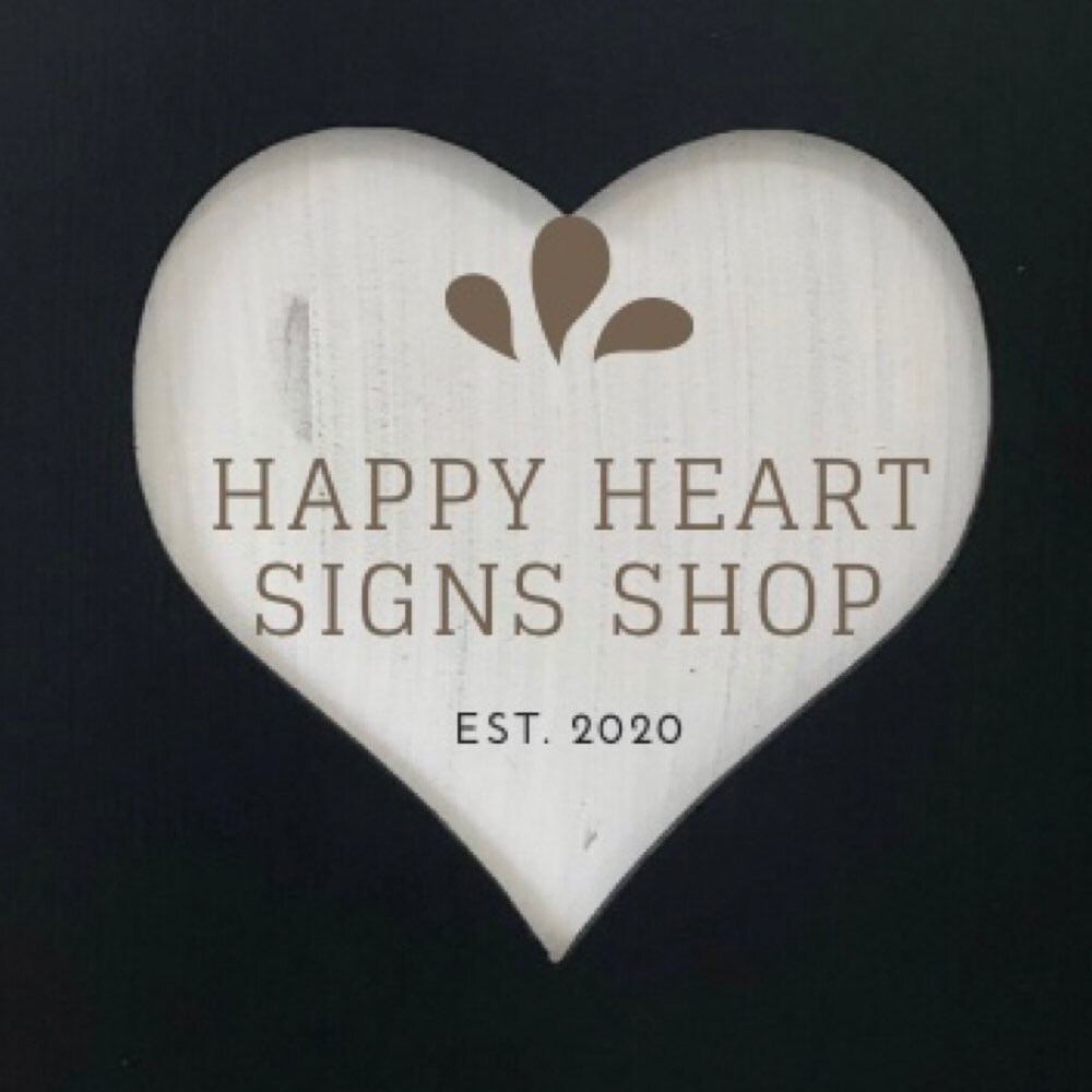 Custom and cute wood signs for every by HappyHeartSignsShop