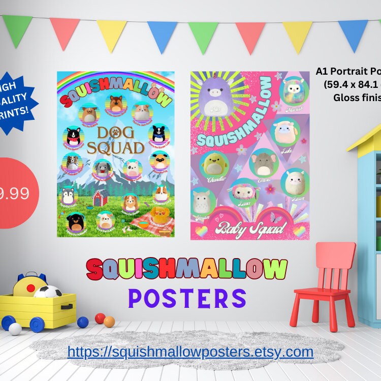 SquishmallowPosters - Etsy.de