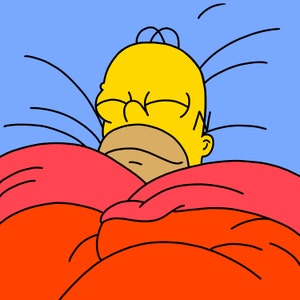 Homer Simpson Cereal Fire, the Simpsons Digital Art Print Instant ...