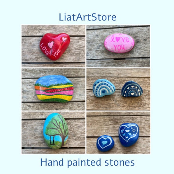 Boat at Sea Painted Stone, Boat Painted Rock, Sea Painted Stone, Sea ...