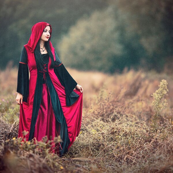 Lady Macbeth Dress all Colours Fairy, Elven Dress, Pagan, Medieval ...