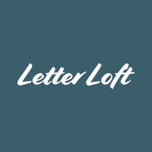 LetterLoftPrints - Etsy