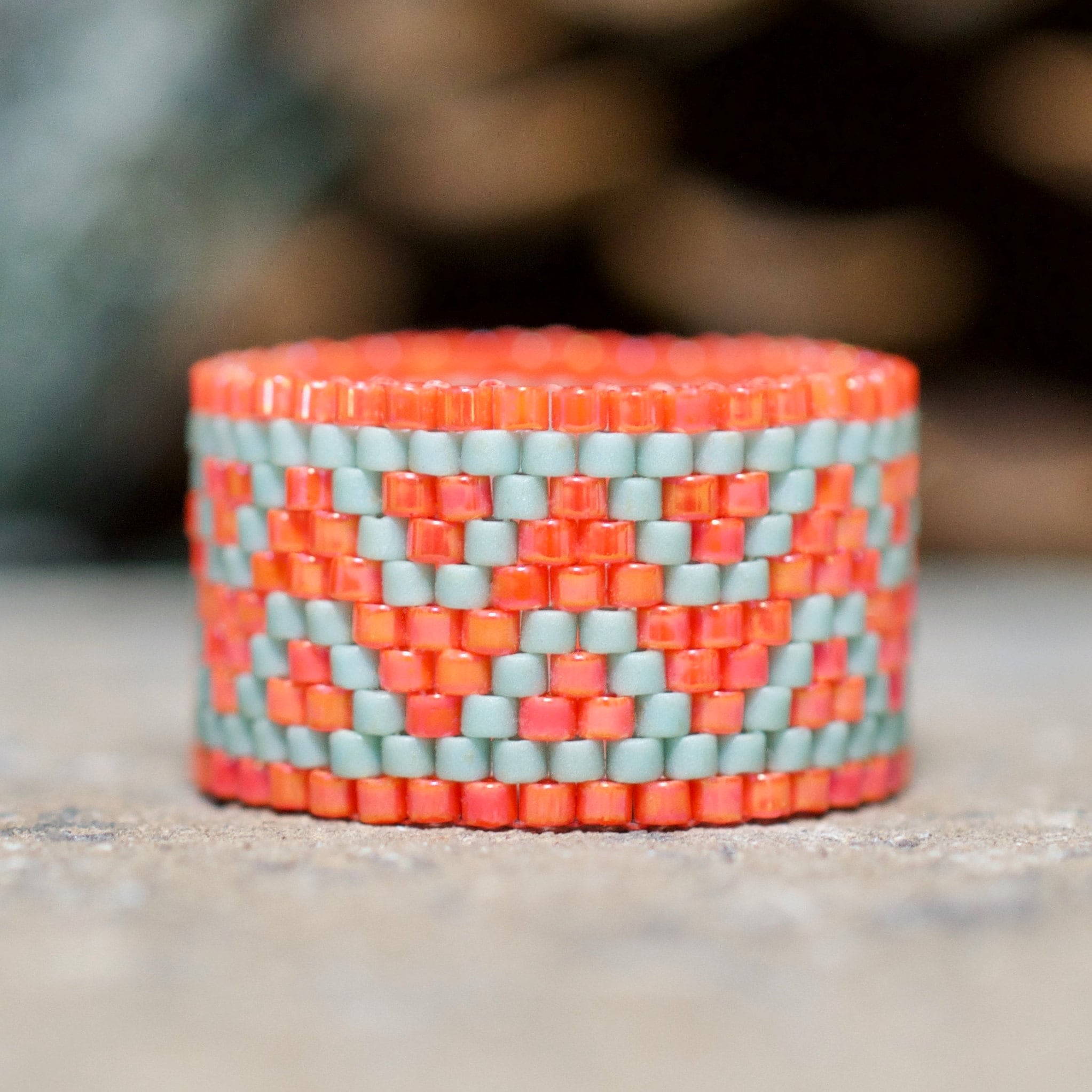 Custom Made Peyote Rings by PeyoteRings on Etsy