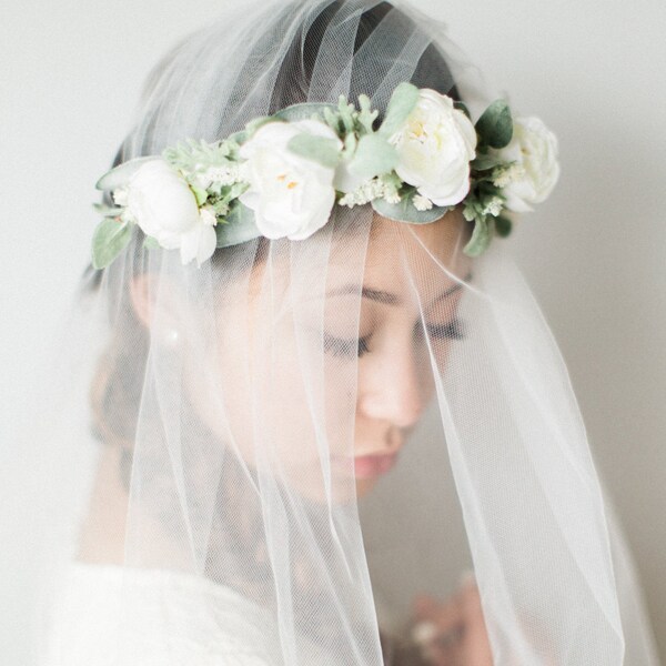 Coral Flower Crown DIY Kit Coral Wedding Headpiece Coral Wedding DIY ...