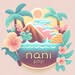 Cute Island Girl Sticker, Hawaiian Woman Decal, Tropical Vibes ...