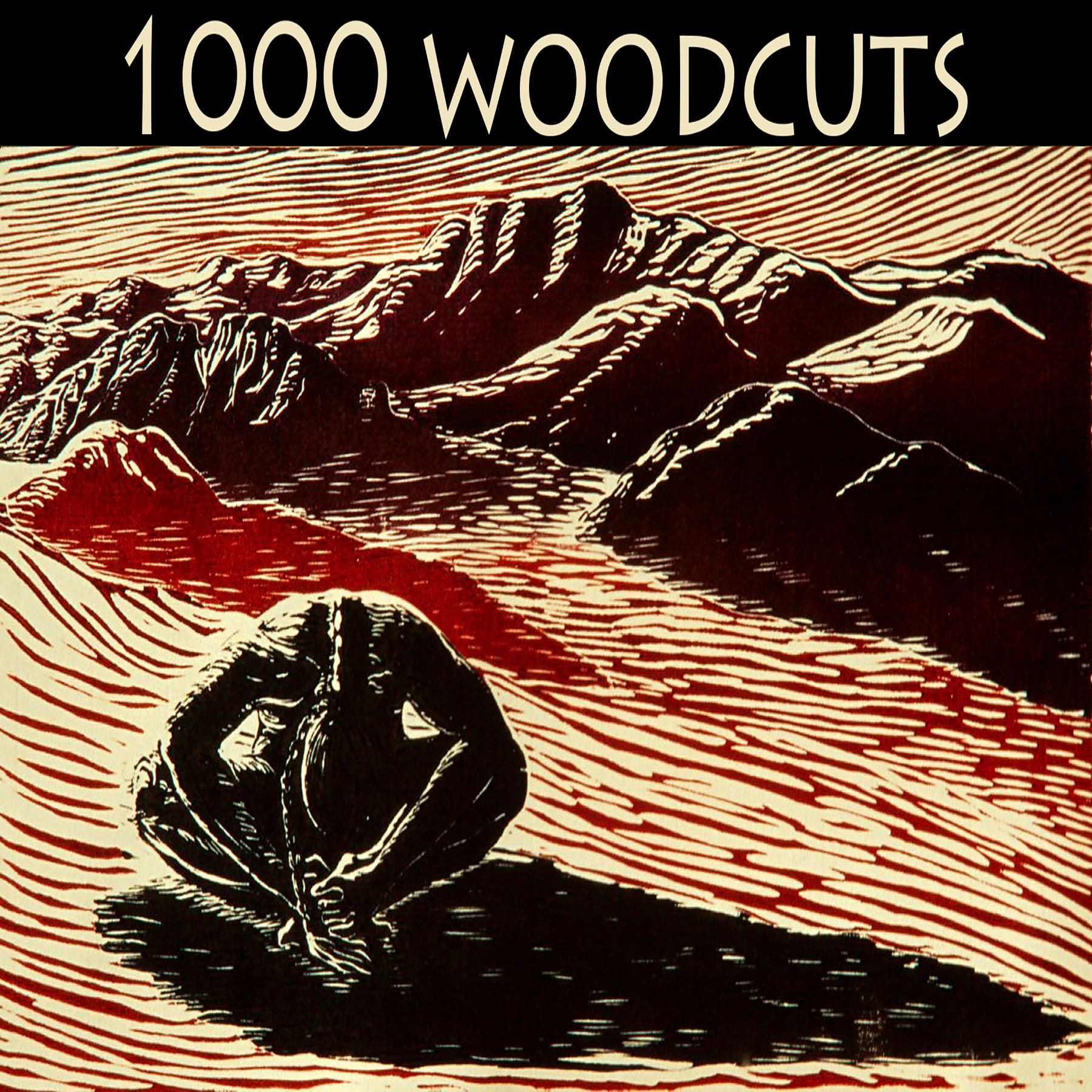 Prints Art & Collectibles FRAMED Original Woodcut Classic Female Pose ...