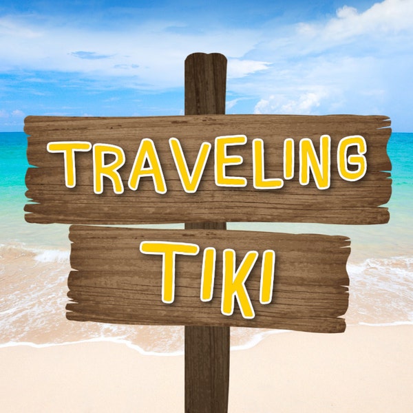 Set of 4 Directional Signs . Beach Signs . Tiki Signs . Custom ...