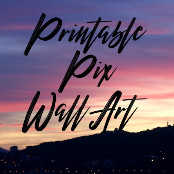 Colorful Wall Art Printable, Bright Houses Wall Art, Printable Wall ...