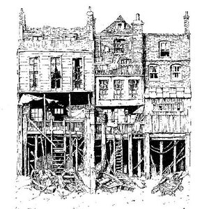 Lighthouse Town A4 Print of a Pen & Ink Drawing - Etsy