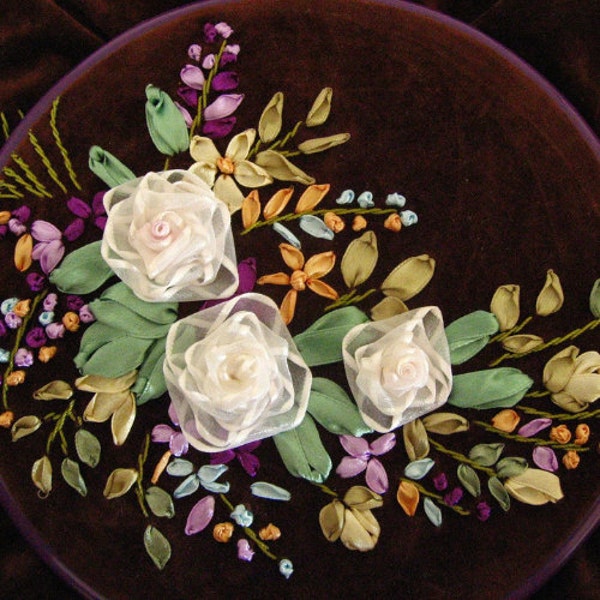 Stumpwork Embroidery Pattern lemon Tree PDF Download Video Tutorial ...