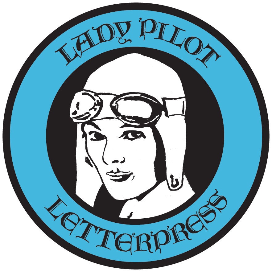 ladypilotletterpress - Etsy