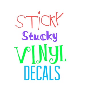 Htv Iron on Vinyl Words Name Stickers Decals All Sizes and Colours ...