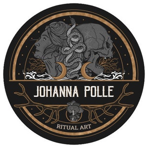 DEVANA A5 Art Print Slavic Goddess Folklore Pagan Art Dziewanna Magick ...