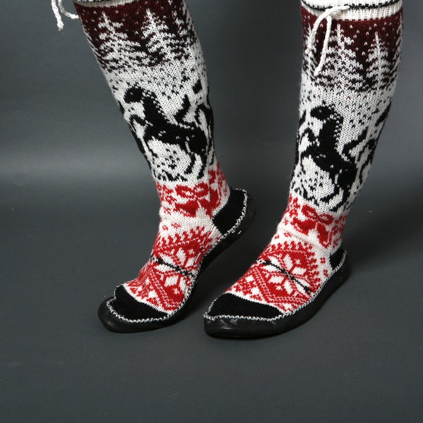 Socks Women, Cosy Wool Socks, Pink Gray Socks, HYGGE Danish Socks ...