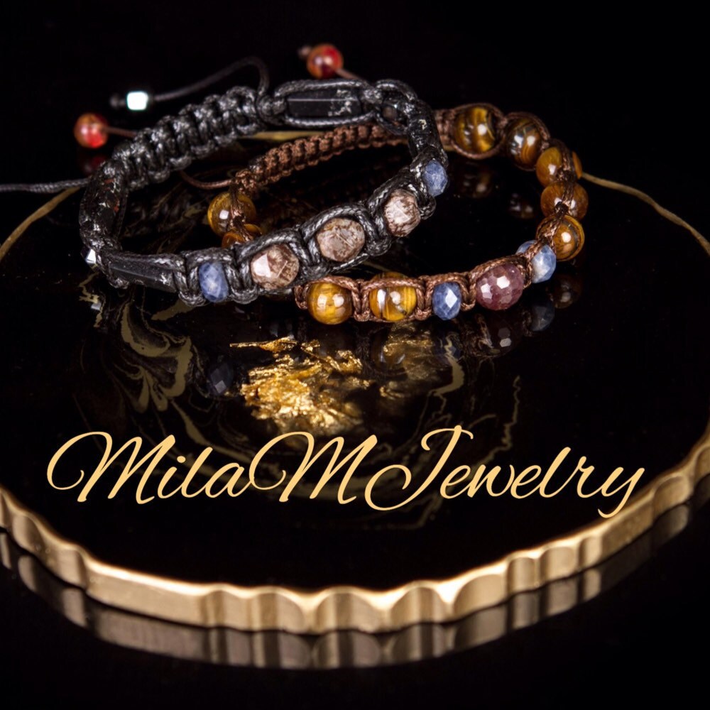 Handmade Men's and Women's Beaded Gemstones by MilaMJewelry