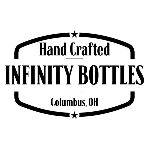 Custom Etched Infinity Bottle - Etsy