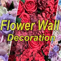 40*60cm Royal Blue Hydrangea Roses,artificial Flower Wall,backdrop for ...