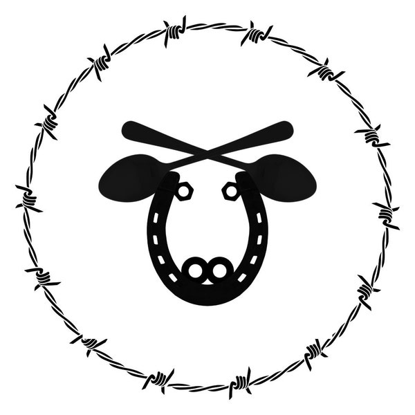 Horseshoe Bull Handmade Wall Art - Etsy