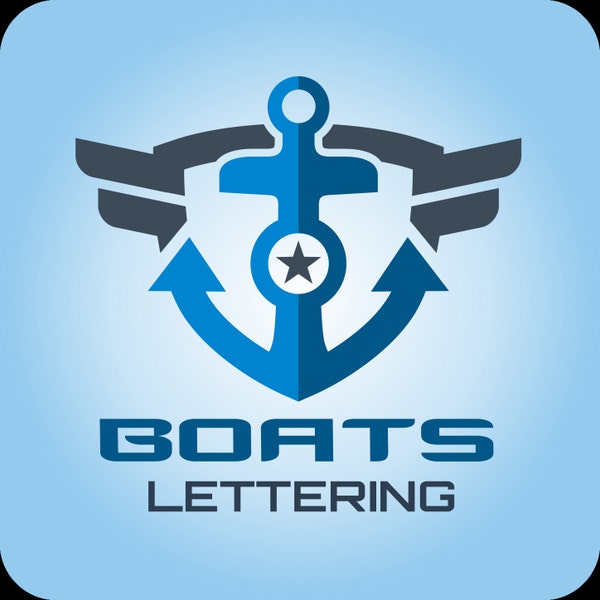 Brushed Chrome Boat Registration Numbers and Letters Sport Series Domed ...