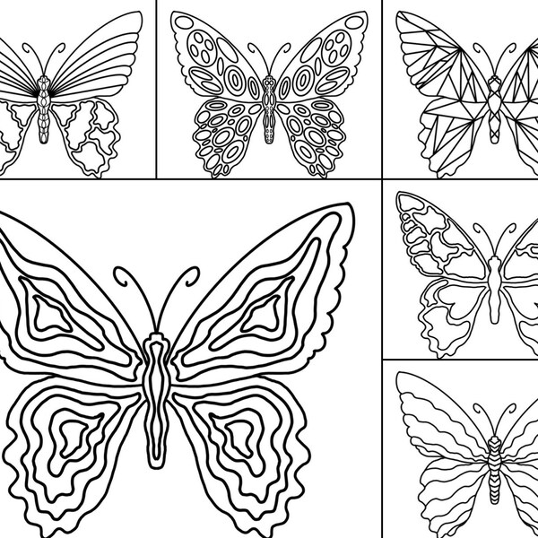 Pack of 10 Digital Colouring Sheets - Etsy