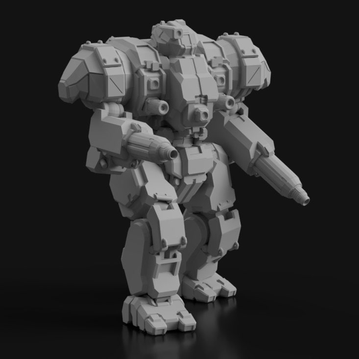 Timberwolf Bounty Hunter Alternate Battletech Mechwarrior Miniature by ...