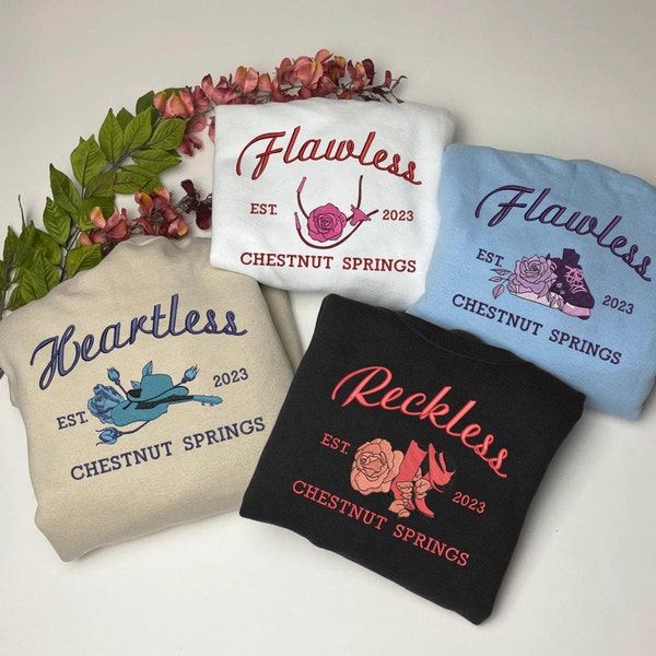 Chestnut Springs Series Embroidered Sweatshirt, Licensed Elsie Silver ...
