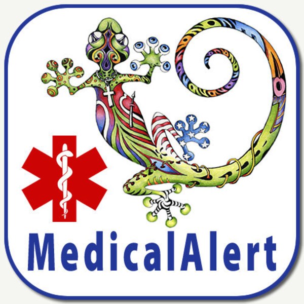 Epilepsy Medication Inside Medical Alert Patch Custom ID for Medic ...