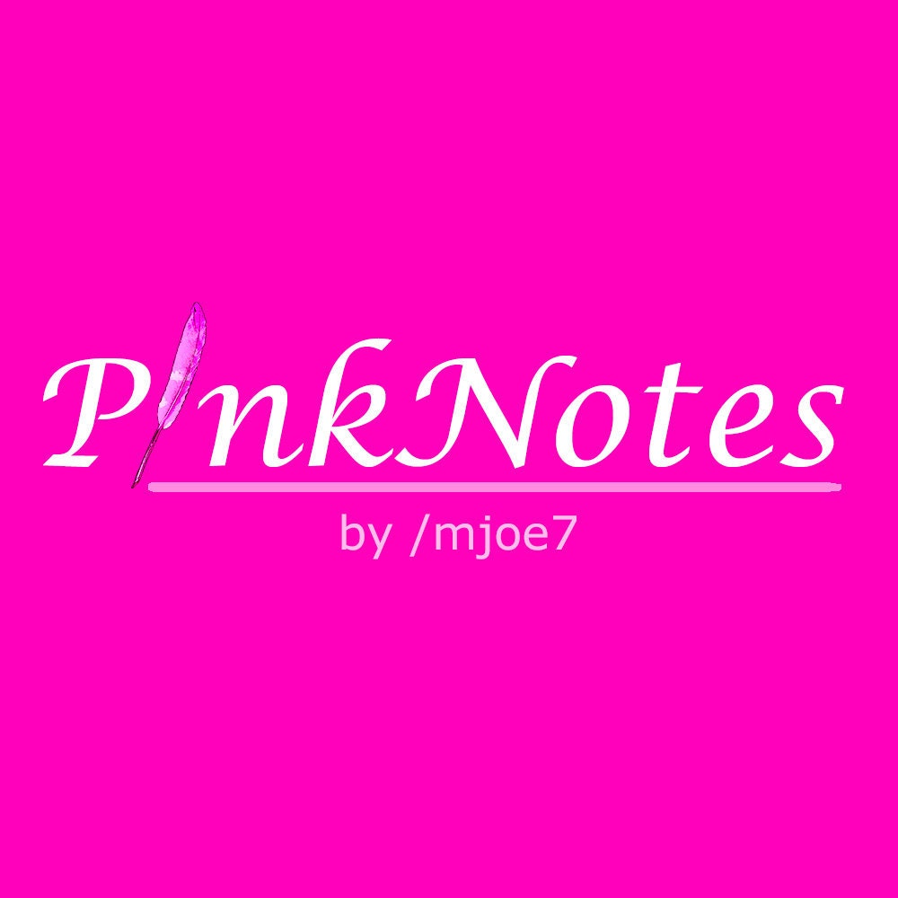 PinkNotes - Etsy