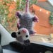 Opossum Stuffed Animal, Dashboard Decor, Possum Rear View Mirror ...
