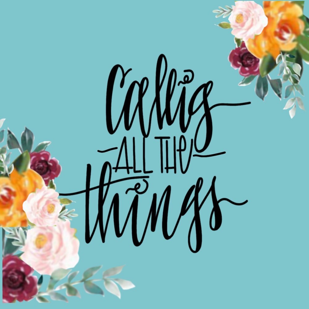 I love to calligraphy on all the things. by CalligAllTheThings