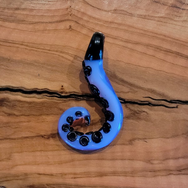 Hand Sculpted Borosilicate Glass Whale Tail Fluke Pendant - Etsy