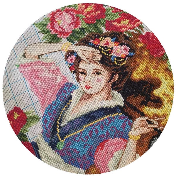 11 Count Aida Cloth Cross Stitch Embroidery Fabric, White - Etsy