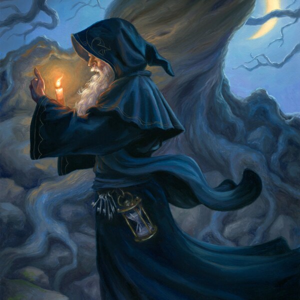 Meteorite Print of Magic: the Gathering Illustration by Scott Murphy - Etsy